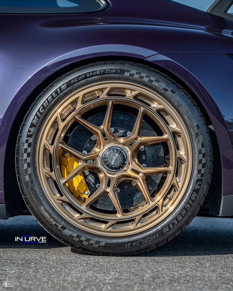 911 992 GT3 Forged Wheels by Incurve | AT1-Y50 Center-Lock 1 Piece ...